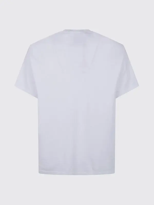 GALLERY DEPT. Logo Print Cotton T-shirt With Dropped Shoulders - White