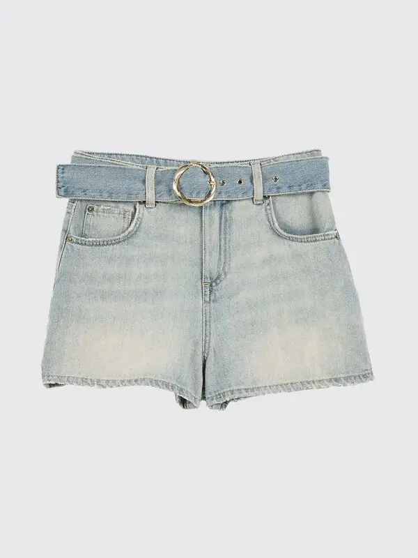 TWINSET Belted High-waisted Shorts