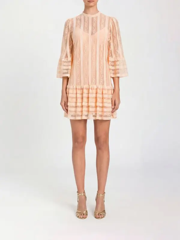 TWINSET Lace Dress - Peach