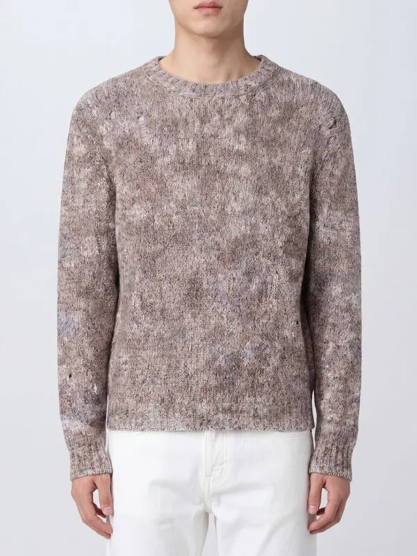 Avant Toi Distressed Cotton Sweater