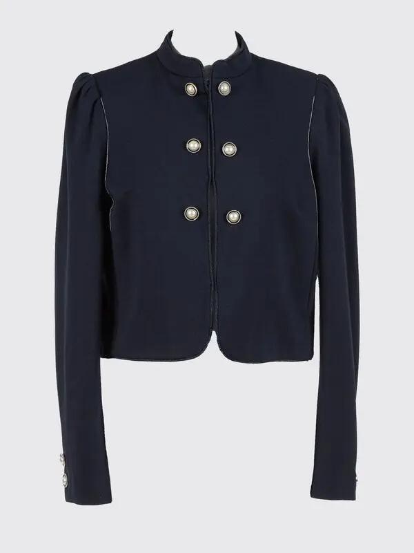 TWINSET Cropped Jacket With Button Detail