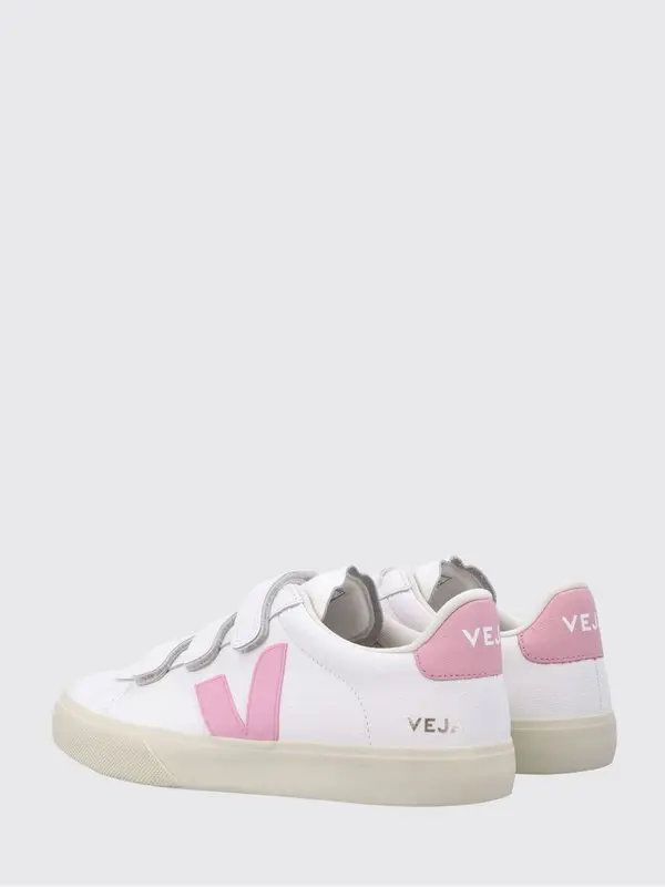 VEJA Recife Sustainable Leather Trainers With Velcro