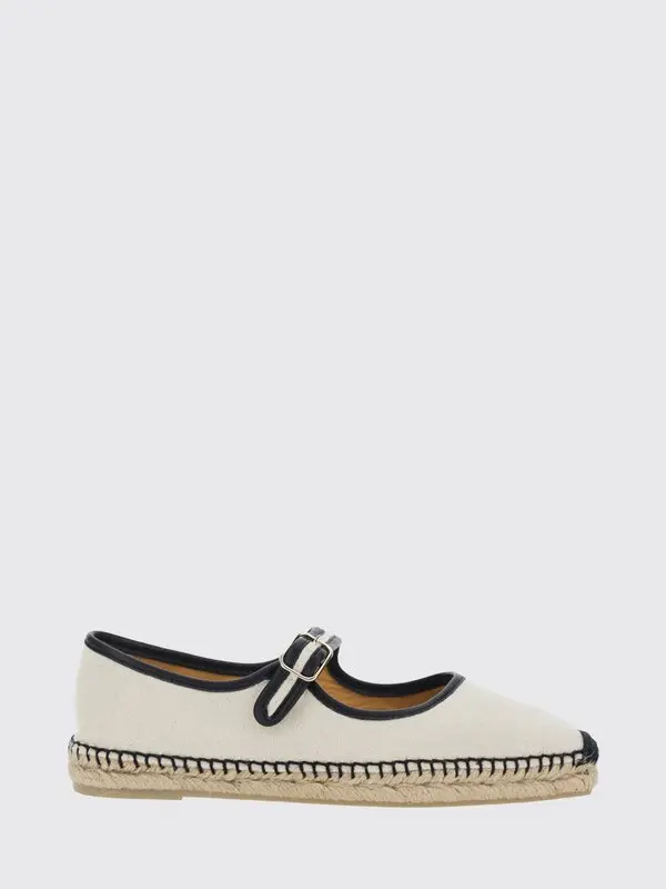 CastaÑer Padua Espadrille With Adjustable Strap - White
