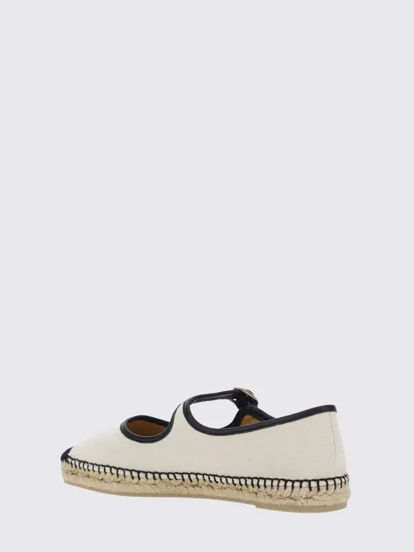 CastaÑer Padua Espadrille With Adjustable Strap - White