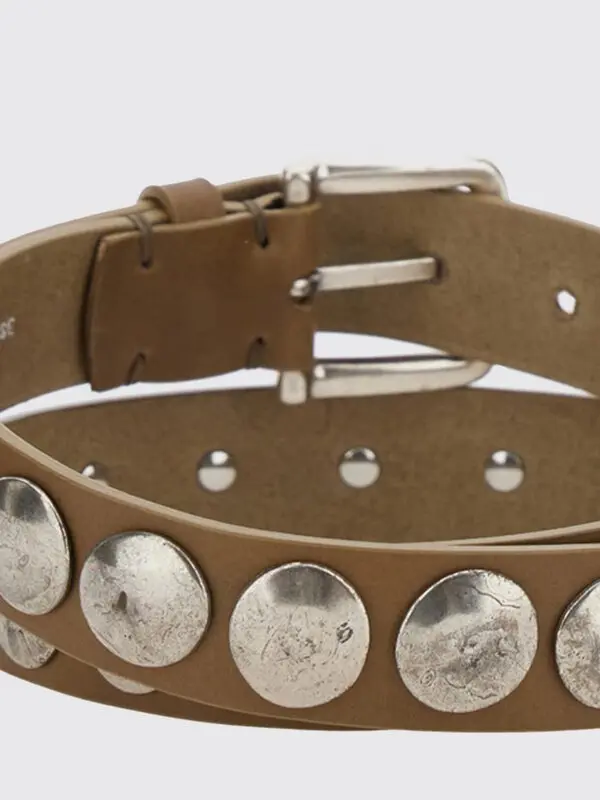 GOLDEN GOOSE Western Studded Leather Belt