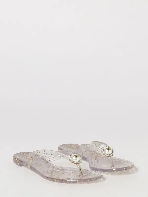 Casadei Embellished Thong Sandals - Gnawed Blue