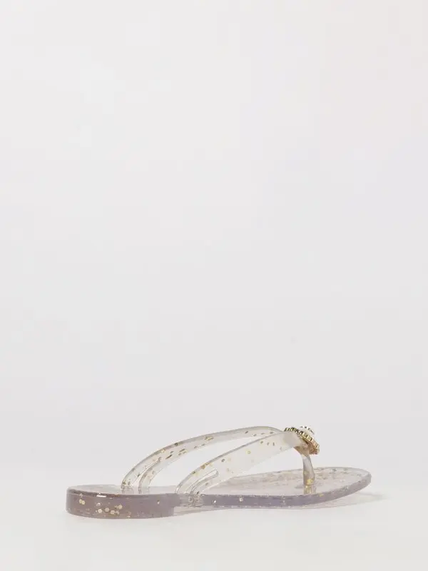 Casadei Embellished Thong Sandals - Gnawed Blue