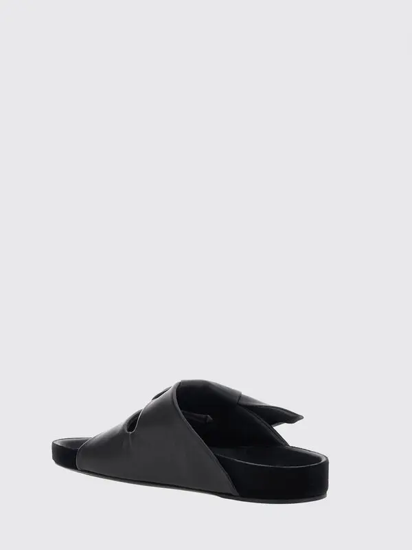 Isabel Marant Étoile Lennyo Leather Flat Sandals With Knot Detailing
