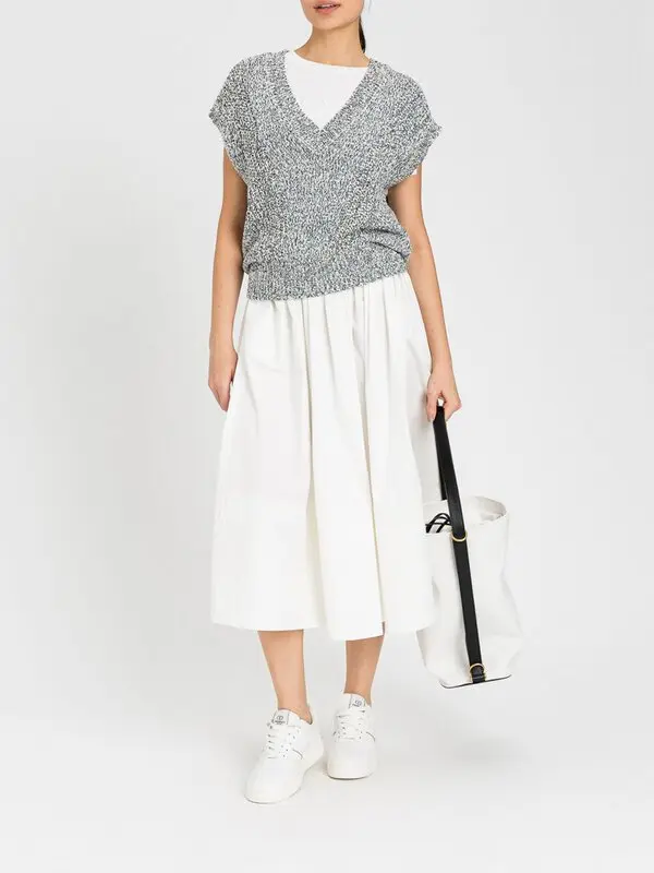TWINSET Cotton Midi Skirt