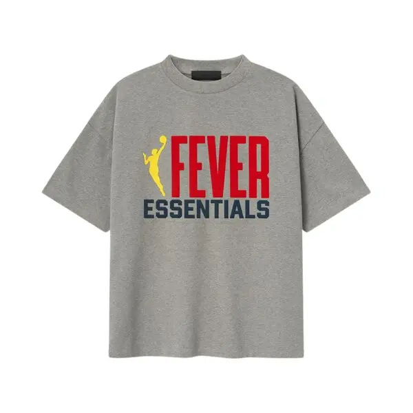 Fear Of God Fever 90s Tee 'concrete Heather - Grey