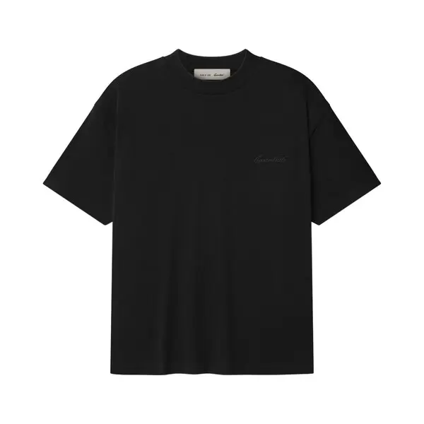 Fear Of God Signature Classic Tee 'vintage - Black