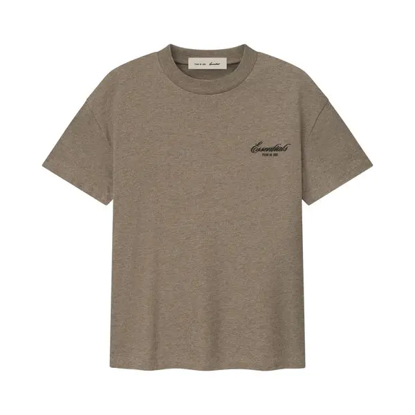 Fear Of God Classic Short Sleeve Tee 'homestead Heather - Tan