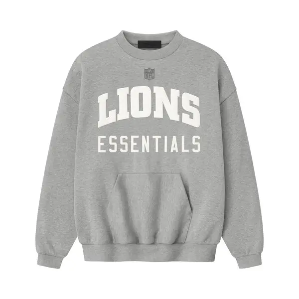 Fear Of God Lions Sport Crewneck 'concrete Heather - Grey