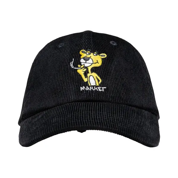 MARKET Yellow Panther Dad Hat 'jet - Black