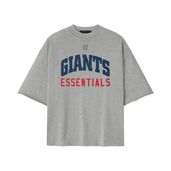Fear Of God Giants 90s 3/4 Sleeve Tee 'concrete Heather - Grey
