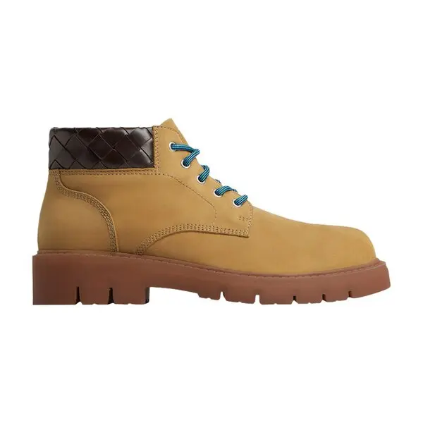 Bottega Veneta Haddock Lace Up Boot 'ocre Fondant