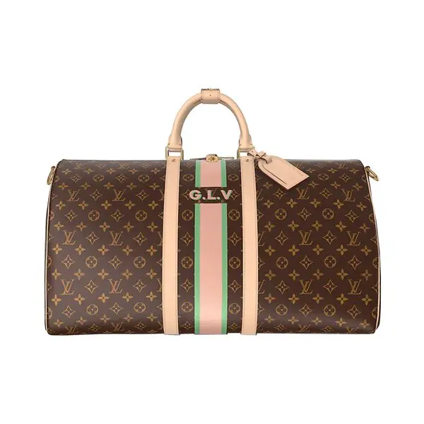 LOUIS VUITTON Keepall Bandoulière 55 - Brown