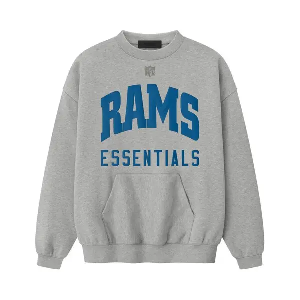 Fear Of God Rams Sport Crewneck 'concrete Heather - Grey