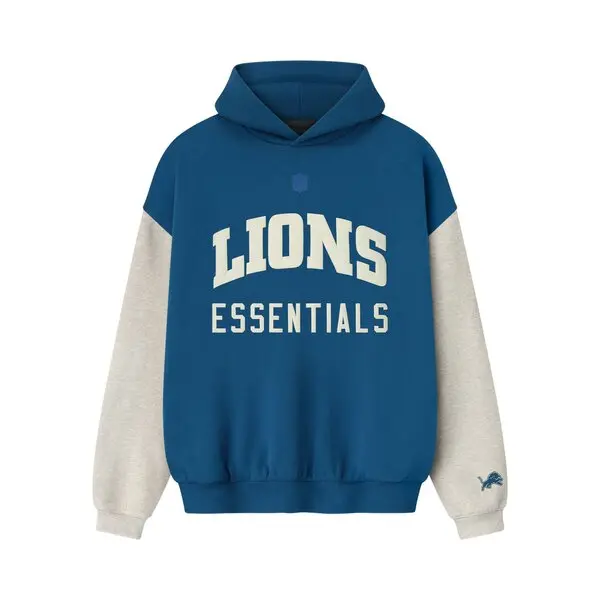 Fear Of God Lions Sport Hoodie Sapphire/ Heather Stone - Blue