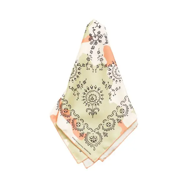 StÜssy Pattern Silk Bandana 'camo