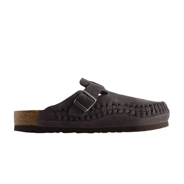 BIRKENSTOCK Kith X Boston Braided 'rabbit - Grey