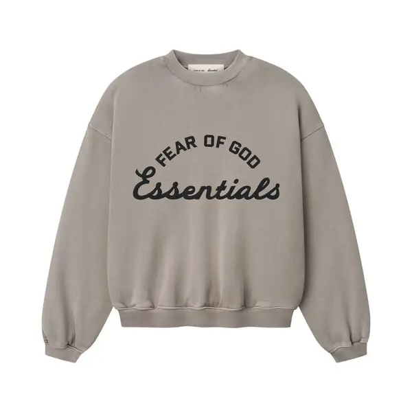 Fear Of God 90s Crewneck Sweatshirt 'faded Seal - Grey