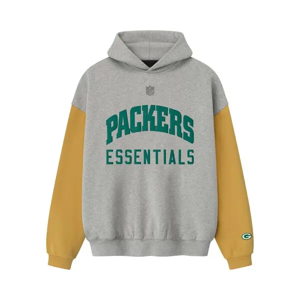 Fear Of God Packers Sport Hoodie 'concrete Heather/canyon - Grey