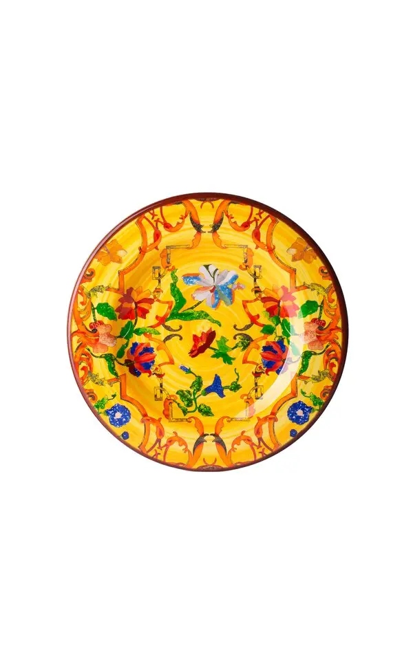 MARIO LUCA GIUSTI Set-of-six Pancale Melamine Dessert Plates - Yellow