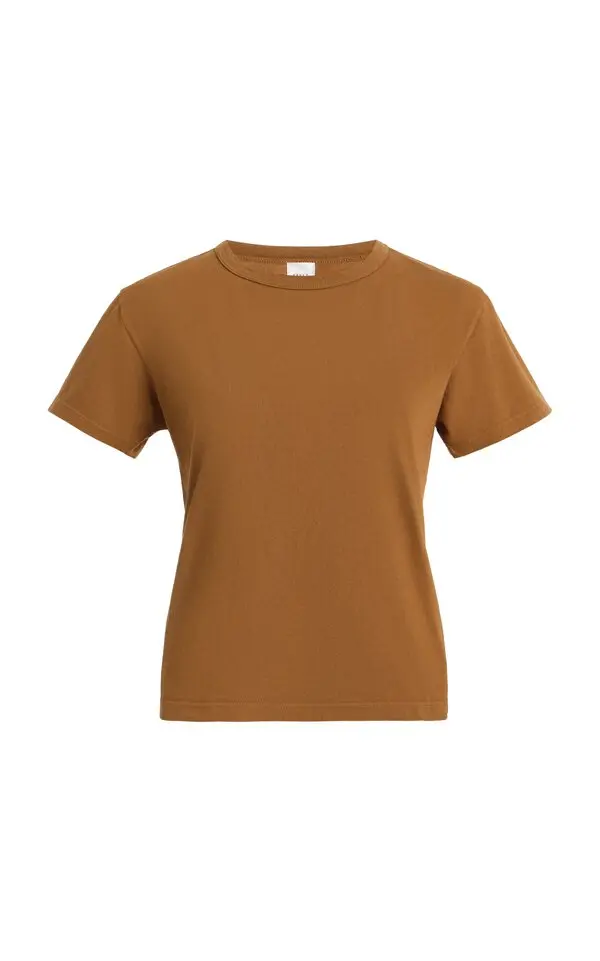 LESET The Margo Cotton T-shirt - Orange