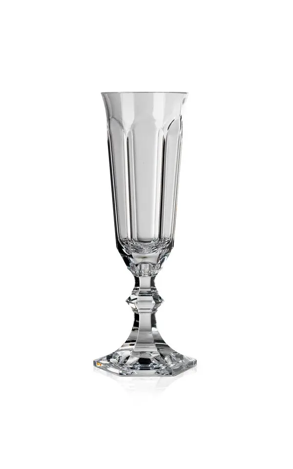 MARIO LUCA GIUSTI Set-of-six Dolce Vita Acrylic Flûte - Clear