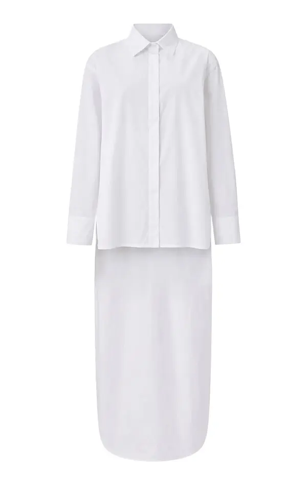 Alaïa Asymmetrical Cotton Shirt