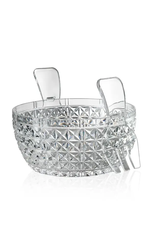 MARIO LUCA GIUSTI Churchill Acrylic Salad Bowl - Clear