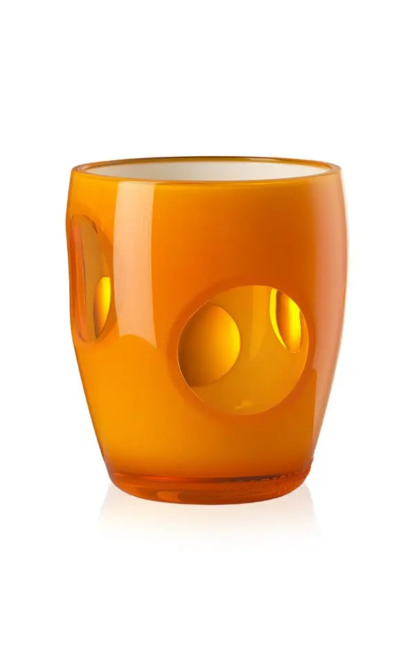 MARIO LUCA GIUSTI Set-of-six Fisheye Acrylic Glass - Orange