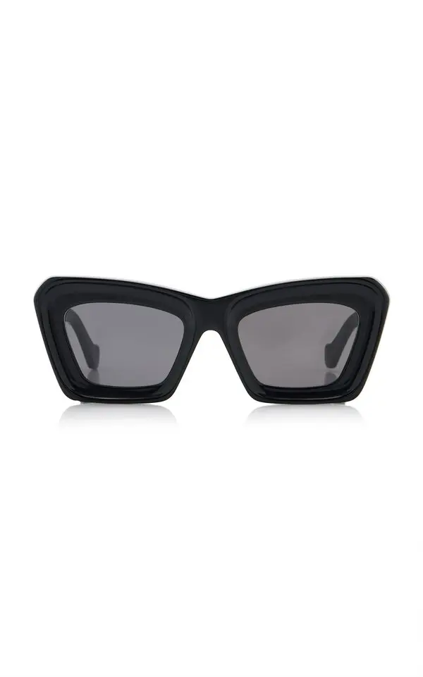 Loewe Anagram Cat-eye Acetate Sunglasses - Black