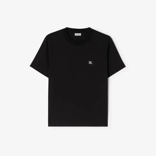 Burberry Knight Jewel Cotton T-shirt - Black