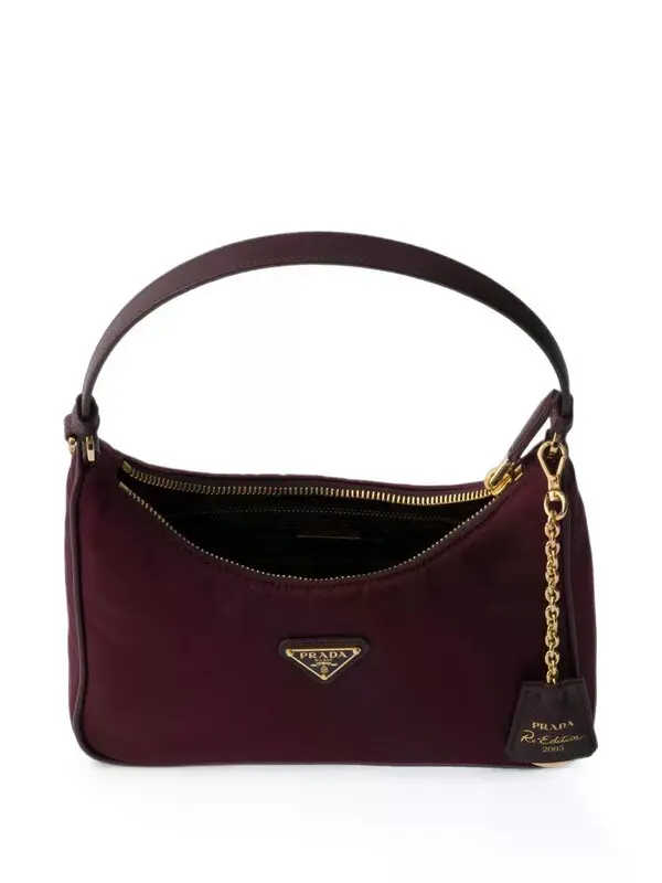 Prada Re-edition 2005 Re-nylon And Saffiano Mini Bag - Red