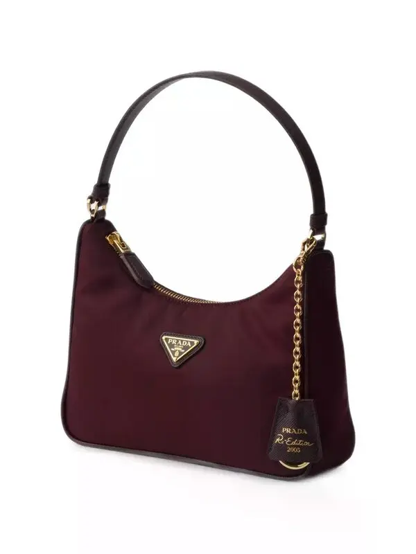 Prada Re-edition 2005 Re-nylon And Saffiano Mini Bag - Red
