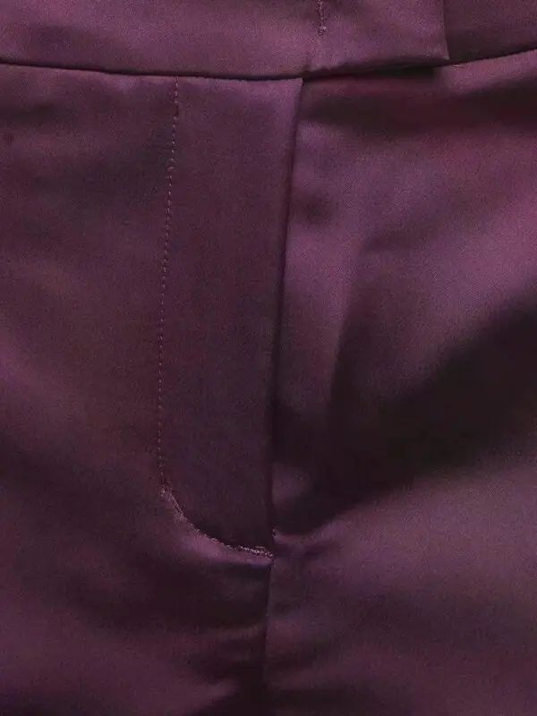 Just Cavalli Side Tape Satin Straight-leg Trousers