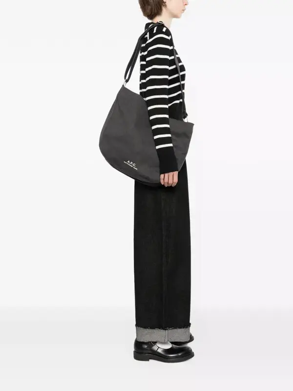 A.p.c. Logo Print Messenger Bag