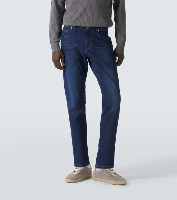 Eleventy Mid-rise Slim Jeans