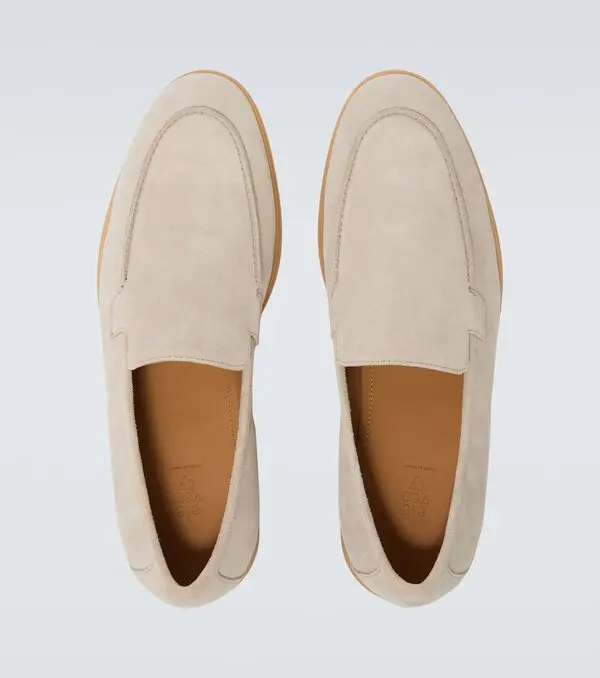 Eleventy Suede Loafers - Grey