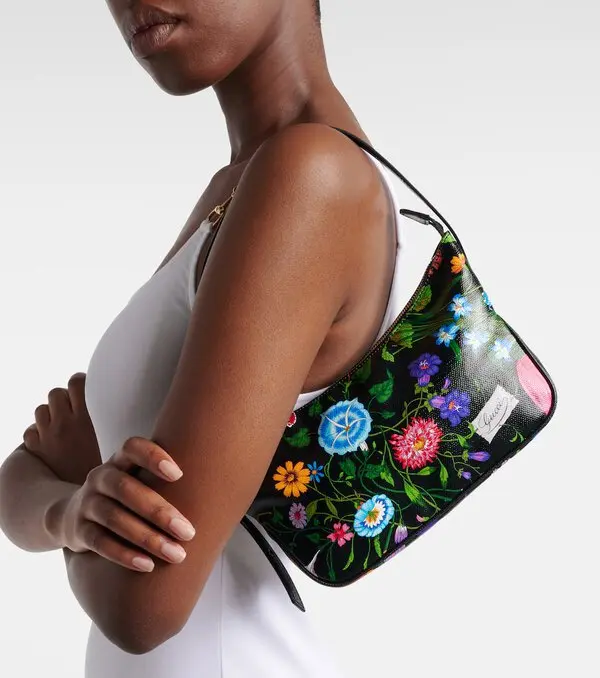 Gucci Lady Lunetta Shoulder Bag - Black