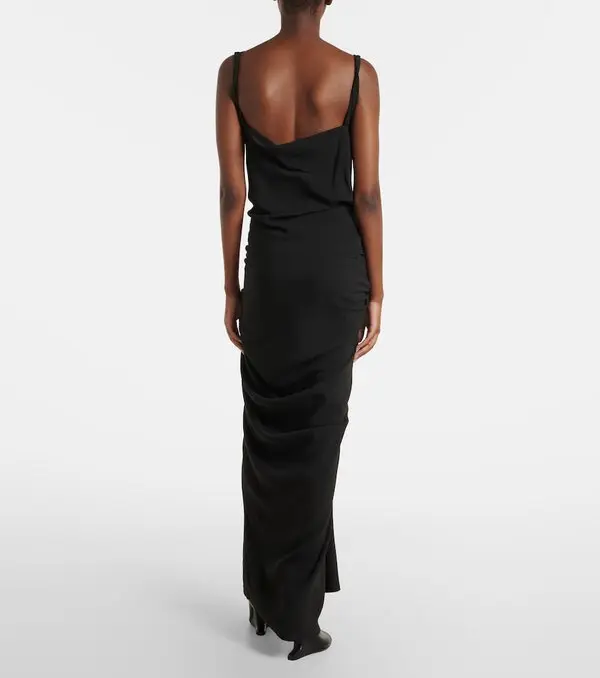 Rick Owens Strutter Gathered Maxi Dress