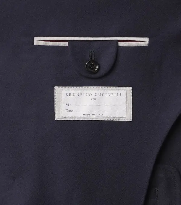 Brunello Cucinelli Double-breasted Virgin Wool Blazer