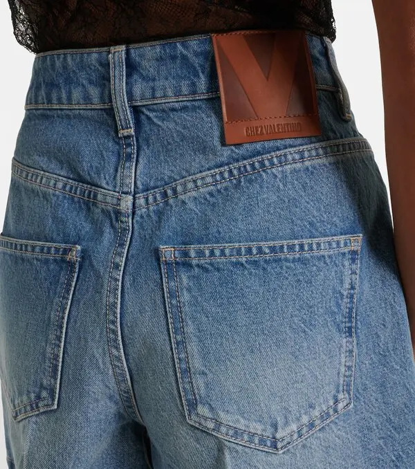 Valentino Garavani High-rise Denim Shorts