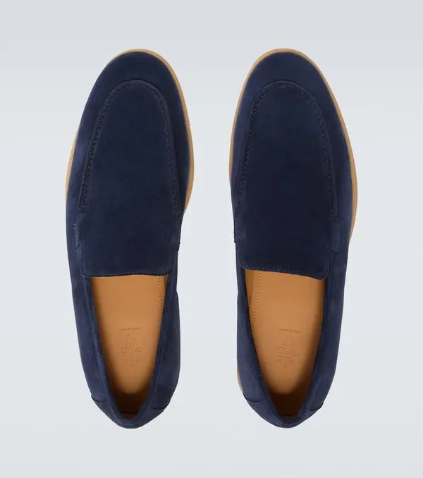 Eleventy Suede Loafers - Blue