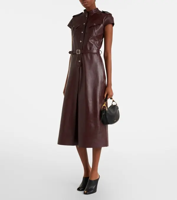 Alexander McQueen Wishbone Mini Leather Top-handle Bag