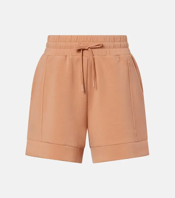 Varley Atrium High-rise Shorts In Camel - Brown