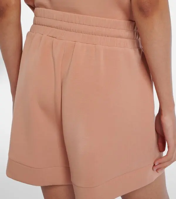 Varley Atrium High-rise Shorts In Camel - Brown