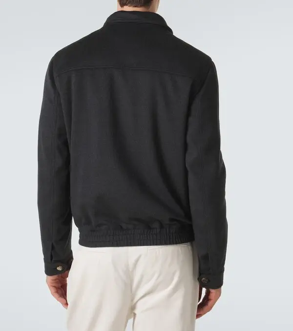 Brunello Cucinelli Virgin Wool Blouson Jacket